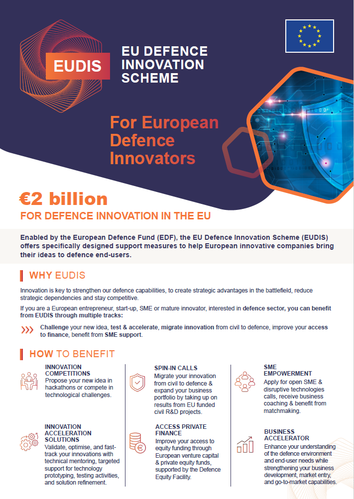 Factsheet - EU Defence Innovation Scheme (EUDIS) - European Union